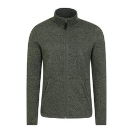 Mountain Warehouse Herren Idris III Full Zip Fleece Jacke (Gr&uuml;n)