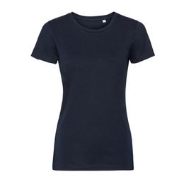 Russel Athletic Russell - T-Shirt, Baumwolle aus biologischem Anbau f&uuml;r Damen (Dunkelblau)