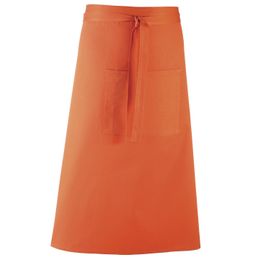 Premier Unisex Colours Barsch&uuml;rze (lang, kontinental) (2er-Pack) (Orange)