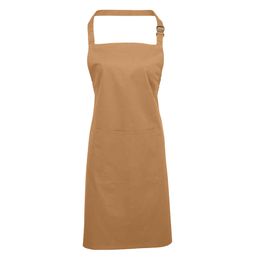 Premier Unisex Erwachsene Farben Tasche Vollsch&uuml;rze (Camel)