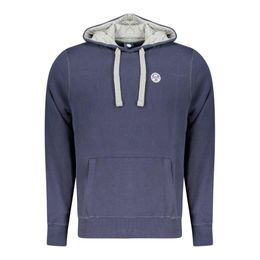 North Sails Blaue Baumwoll-Hoodie f&uuml;r Herren