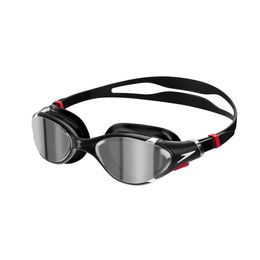 Speedo - "2024 2.0" Passt sich dem Gesicht an Schwimmbrille Spiegel f&uuml;r Herren (Schwarz/Silber)