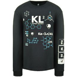 New Balance Neue Balance KL2 -Elemente des Spiels Langarm Dunkelgrau Herren Top MT03596 PHM