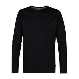 PETROL INDUSTRIES - Langarmshirt mit Logo Dolphinpark Herren - Schwarz