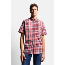 Bugatti Herren Freizeithemd mit Button-Down-Kragen