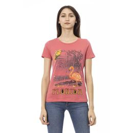 Trussardi Action Mehrfarbiges Baumwoll-T-Shirt f&uuml;r Damen