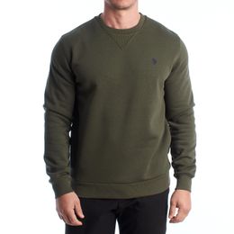 U.S. Polo Assn. Herren-Fleece-Sweatshirt mit Rundhalsausschnitt US42187035