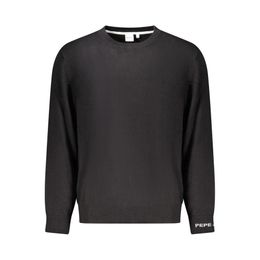 Pepe Jeans Schwarzer Baumwollpullover f&uuml;r Herren