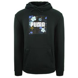 Puma Grafiklogo Langarm Pullover Black Herren Hoodie 596726 01