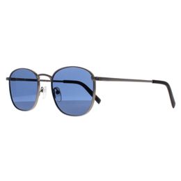 Calvin Klein Square Mens Matte Gunmetal Solid Blau CK20122S