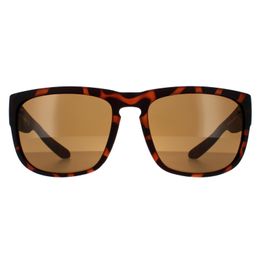 Dragon Square Mens Matte Tortoise Bronze Sonnenbrille