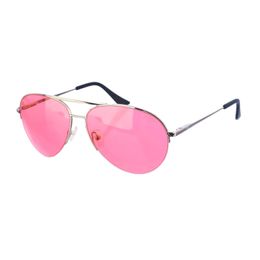 Maxy Damen-Sonnenbrille aus Metall in ovaler Form
