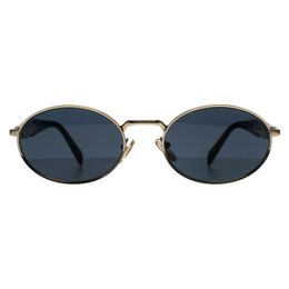 Prada PR65ZS ZVN09T blass gold dunkelgrau Sonnenbrille