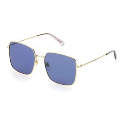 Levi's Quadratische Sonnenbrille mit blauen Gl&auml;sern