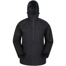 Mountain Warehouse Herren Rift Extreme 2.5 Schicht wasserdichte Jacke (schwarz)