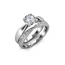 Prestige Ring - Silber und Kristall