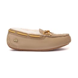 EVER AU Damen Lederslipper &ndash; Crested