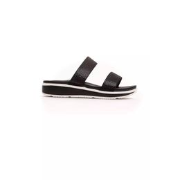 P&eacute;ch&eacute; Originel Schwarze Textil Damen Sandale