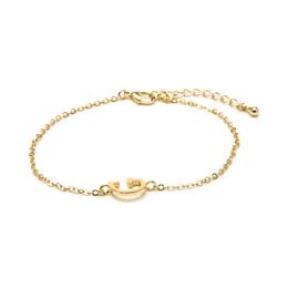 Luxenter Armband mit 18-kar&auml;tiger Gelbgold-Oberfl&auml;che &ndash; Alphabet