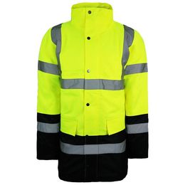 Dickies High Vissibility Autobahnsicherheit Zwei -Ton -Herrengelb Jacke
