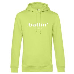 Herren-Kapuzenpullover der Marke Ballin Est. 2013. Die Kapuzenpullover von Ballin Est. 2013 sind aus 80% Bio-Baumwolle und 20% recycelter Polyester-Baumwolle hergestellt und haben eine normale Passform. Die weiche Baumwolle sorgt f&uuml;r hohen Tragekomfort. Marke: Ballin Est. 2013Modellname: Basic HoodieKategorie: Herren-KapuzenpulloverMaterialien: Bio-Baumwolle, recyceltes PolyesterFarbe: lindgr&uuml;n