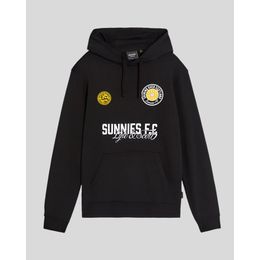 Lyle & Scott Lyle & Scott Sunnies FC Grafik-Kapuzenpullover &ndash; Schwarz