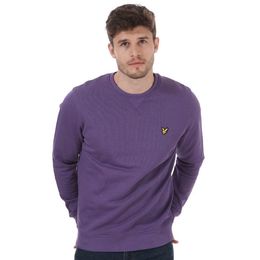Lyle & Scott Lyle And Scott Herren Sweatshirt mit Rundhalsausschnitt in Violett