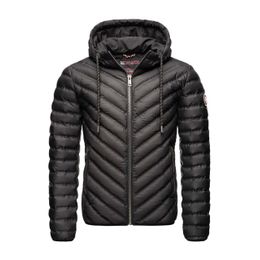 Navahoo Herren &Uuml;bergangsjacke Fey Tun &ndash; Stylisch, Winddicht & Mit Innovativer Stepp-Optik