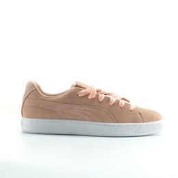 Puma Suede Crush Peach Leder Damen Schn&uuml;rschuhe 369251 02