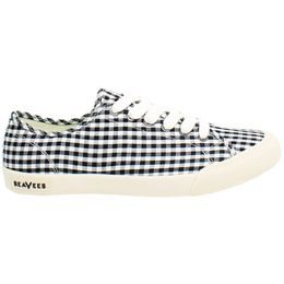 SeaVees Monterey Americana Damen Plimsolls Schwarz/Wei&szlig;