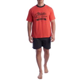 Herren-Pyjama mit kurzen &Auml;rmeln aus 100 % Baumwolle KL30000