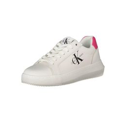 Calvin Klein Wei&szlig;e Leder Damen Sneaker