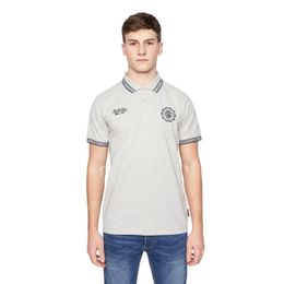 Duck and Cover - "Keyaan" Poloshirt f&uuml;r Herren (Grau meliert)