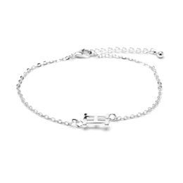 Luxenter Armband mit Silberfinish &ndash; Alphabet