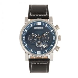 Breed Ryker Chronograph Lederarmbanduhr mit Datum