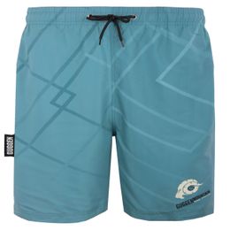 GUGGEN Mountain Herren Badehose mit Muster Streifen