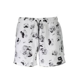 K by KARL LAGERFELD Karl Lagerfeld Bianco Polyester Herren Schwimmboxer