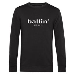 Basic Sweater von Ballin Est. 2013 in der farbe Schwarz und in gr&ouml;&szlig;e L.