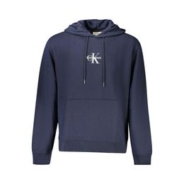 Calvin Klein Blu Baumwolle Herren Sweatshirt