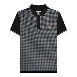 Lambretta - "SS24" Poloshirt f&uuml;r Herren (Schwarz/Eisen)