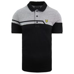 Lyle & Scott Lyle & Scott Block Herren Poloshirt Schwarz/Grau