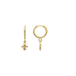 Luxenter Ohrringe aus 925er Sterlingsilber mit 18-kar&auml;tiger Goldbeschichtung &ndash; Atlo