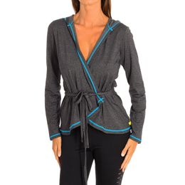 ZUMBA Lang&auml;rmelige Sportjacke mit Kapuze f&uuml;r Frauen Z1T00503