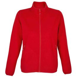 SOLS Womens/Ladies Factor Microfleece Recycled Fleece Jacket (Rot)