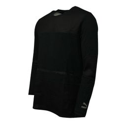 Puma Evo Bball Herren Trockene Zelle Langarm Tee Top Black Mesh 571643 01 A8c