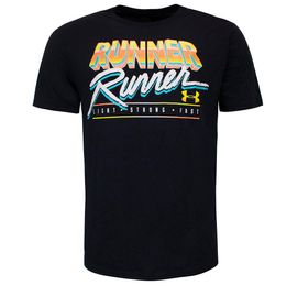 Under Armour Kurz&auml;rmel Crew Neck Black Herren T-Shirt 1350766 001