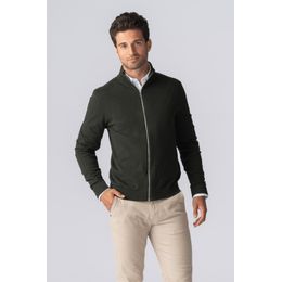 Pullover-Cardigan mit Rei&szlig;verschluss &ndash; Armee