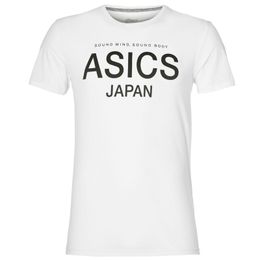 asics Logo Mens White T-Shirt