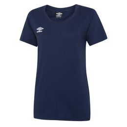 Umbro Damen/Damen Club Freizeit-T-Shirt (Marineblau/Wei&szlig;)