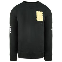 Puma x Michael Lau Long Sleeve Crew Hals schwarzer M&auml;nner Sweatshirt 530352 01
